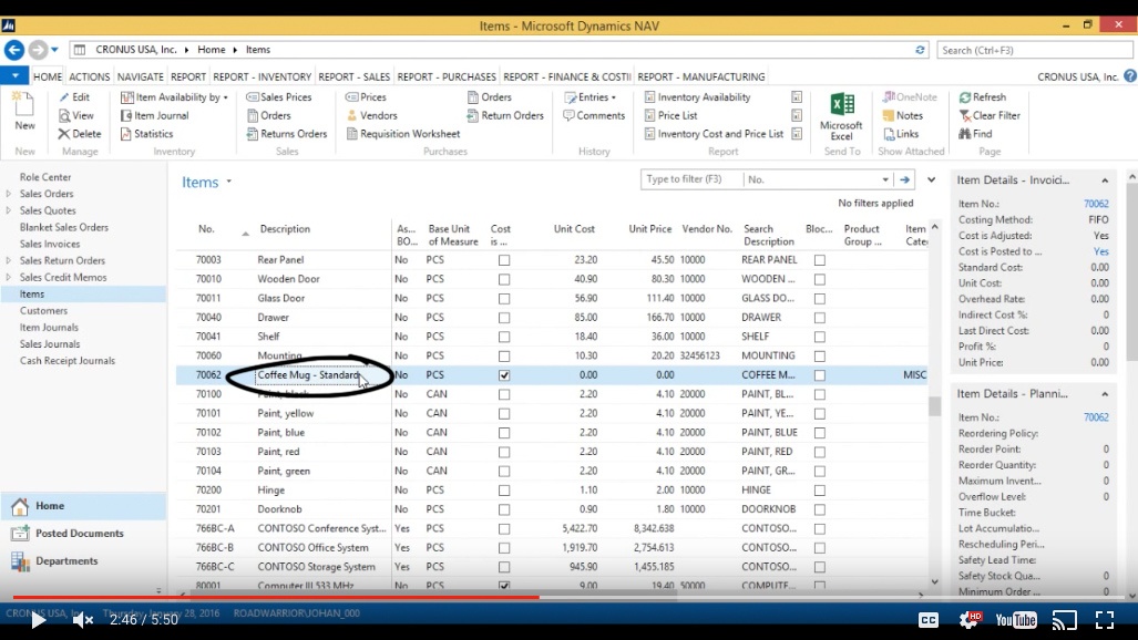 Post Purchase & Sales Order in Microsoft Dynamics NAV 2015