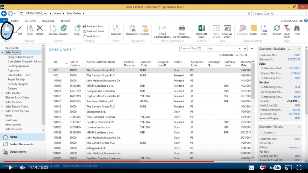 Inventory Cost Update in Microsoft Dynamics NAV 2015