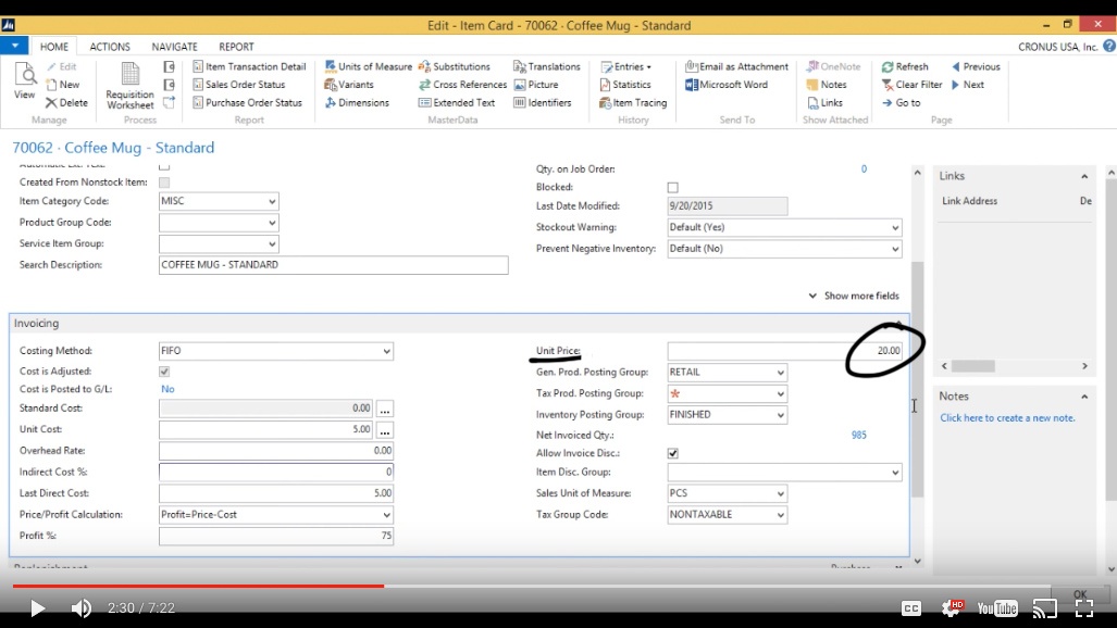 Sales & Purchase Prices in Microsoft Dynamics NAV 2015