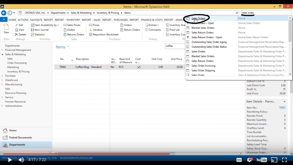 Sales & Purchase Prices in Microsoft Dynamics NAV 2015