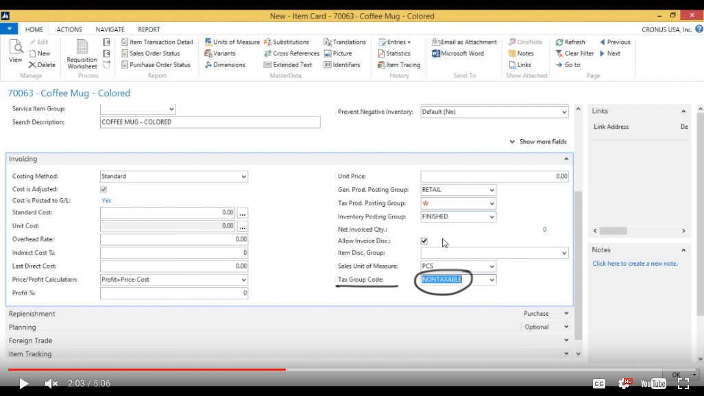 Item variant: sell by colors in Microsoft Dynamics NAV 2015