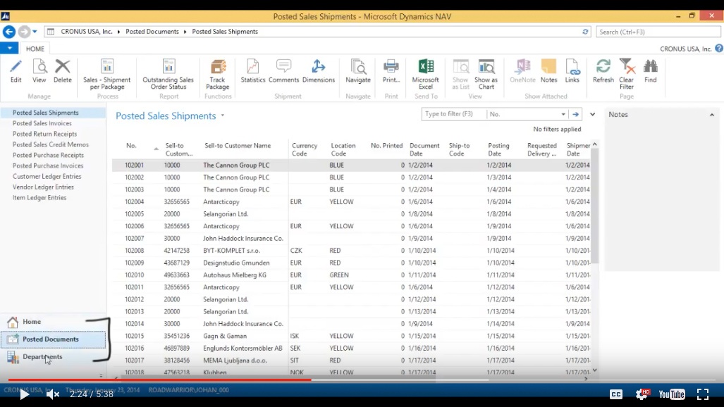 Role Center Overview in Microsoft Dynamics NAV 2015