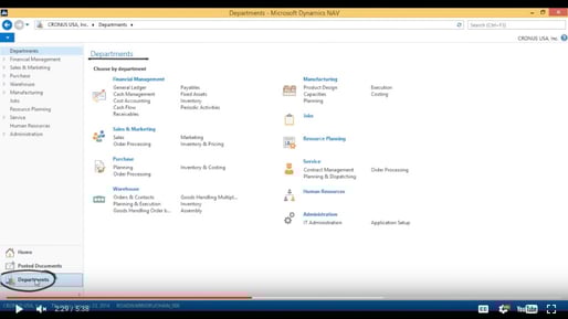 Role Center Overview in Microsoft Dynamics NAV 2015