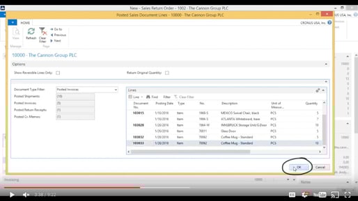 Sales Returns & Purchase Returns in Microsoft Dynamics NAV 2015