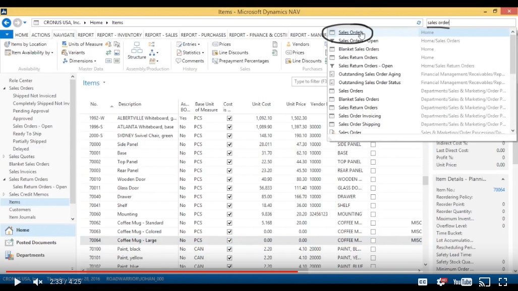 Item Substitutions in Microsoft Dynamics NAV 2015