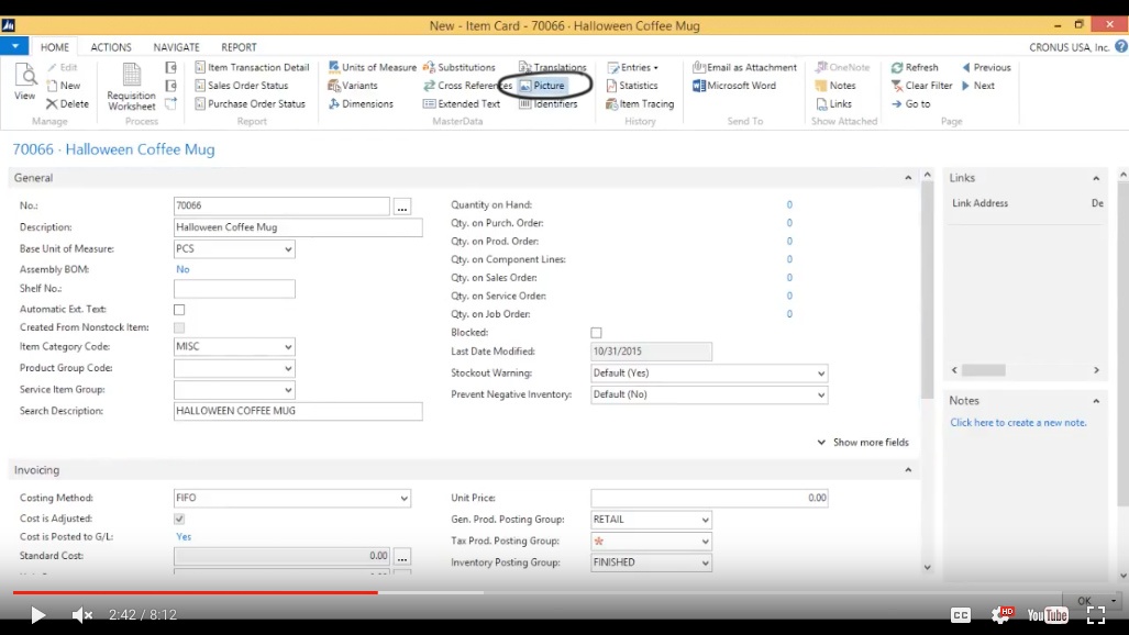 Serial Numbers in Microsoft Dynamics NAV 2015