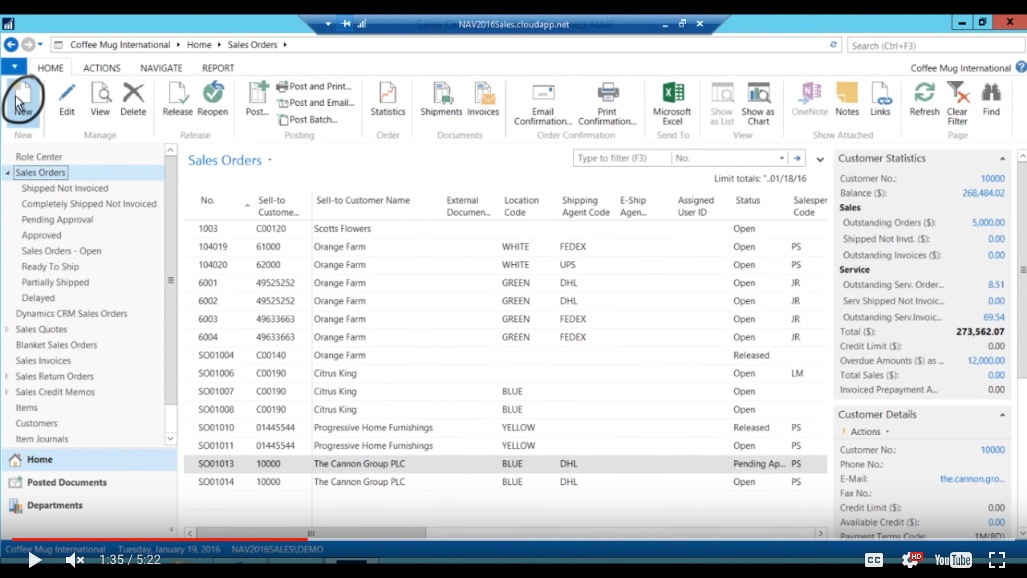 Using Notifications in Microsoft Dynamics NAV 2016