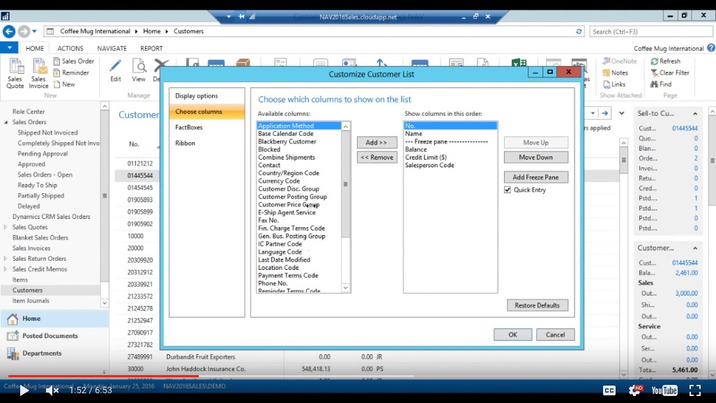 How to Work With Excel and Microsoft Dynamics NAV 2016