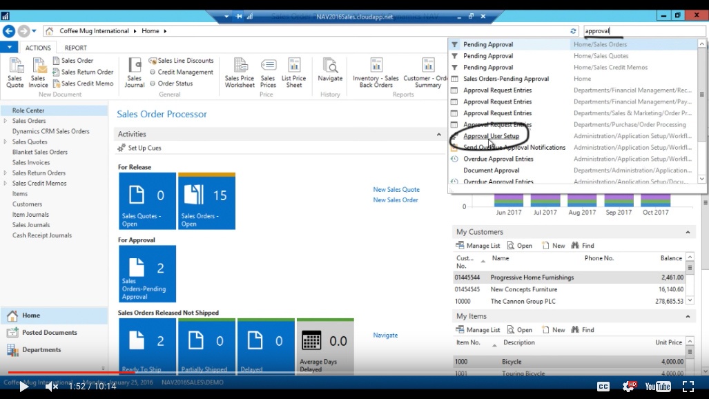 How to Set Up Sales Approvals in Microsoft Dynamics NAV 2016