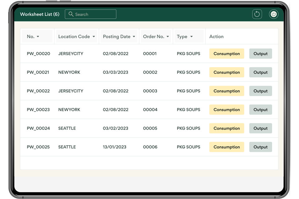 Food Processing Floor Software, from inecta