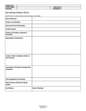 How to Develop a Food Corrective Action Plan